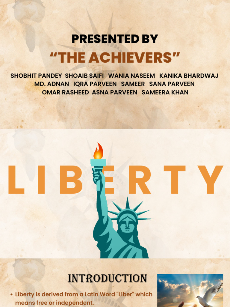 Understanding Liberty: Types & Aspects | PDF | Politics | Social Science
