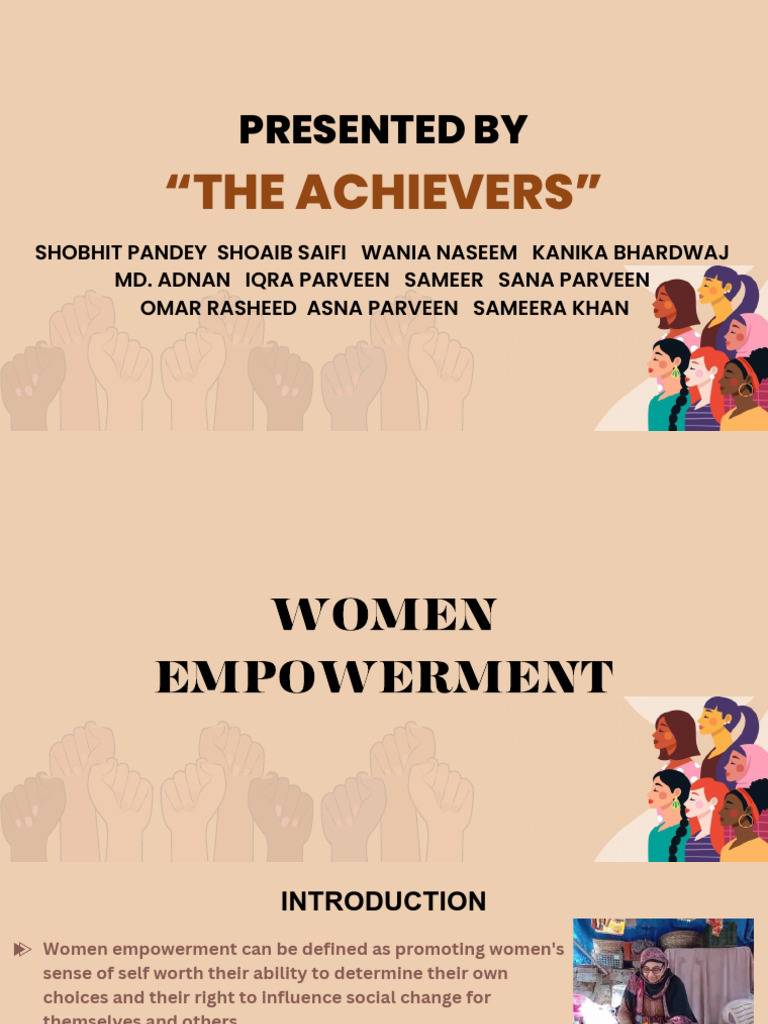 Women Empowerment | PDF | Child Marriage | Empowerment