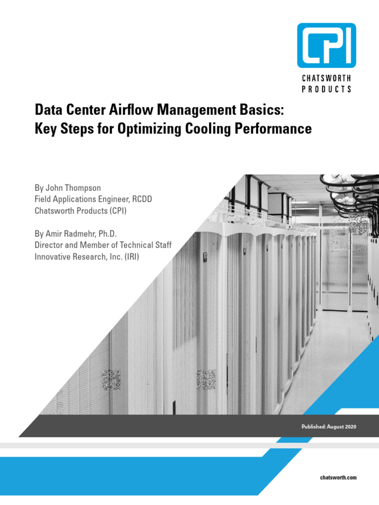 Optimizing Data Center Airflow Management | PDF | Data Center | Duct (Flow)