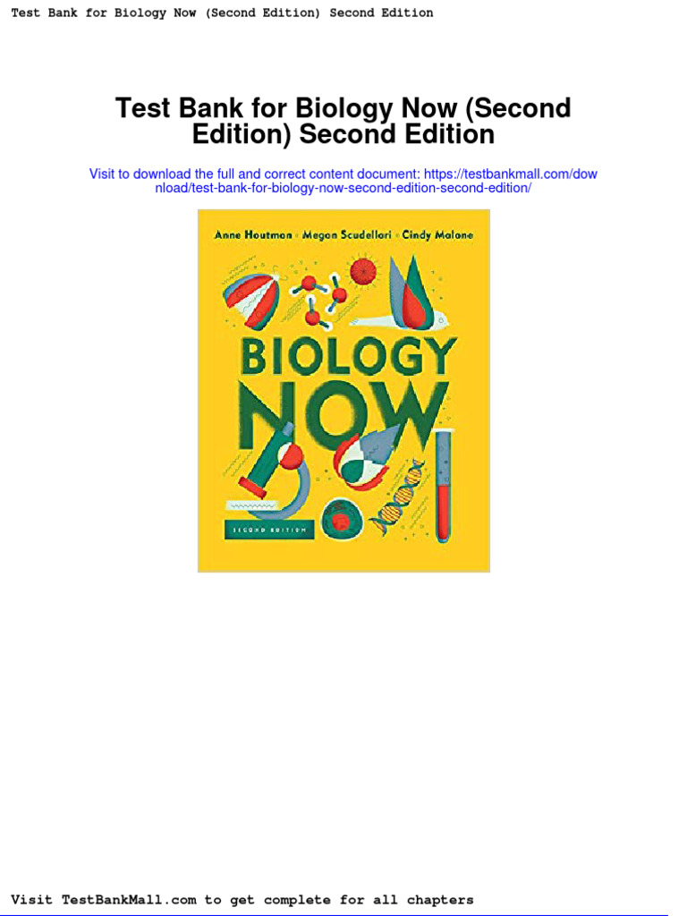 Test Bank For Biology Now Second Edition Second Edition | PDF