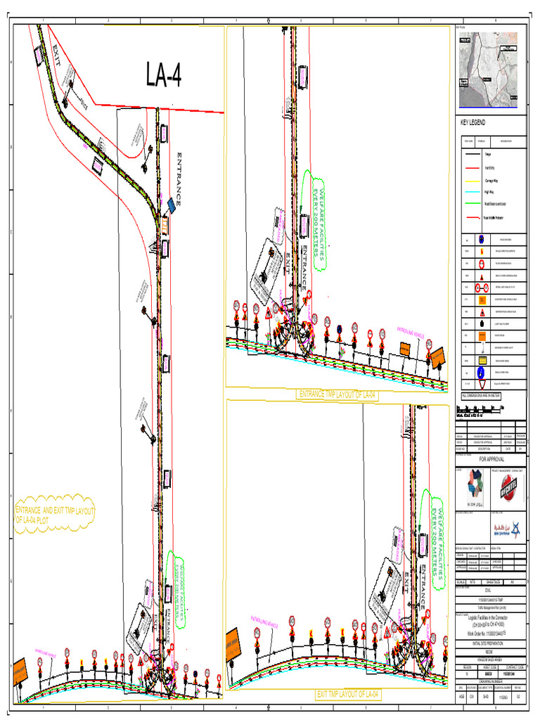Traffic Management Plan LA-04 Layout | PDF