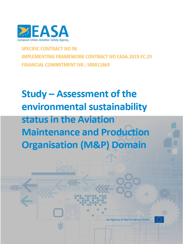 Study - Assessment of The Environmental Sustainability Status in The ...