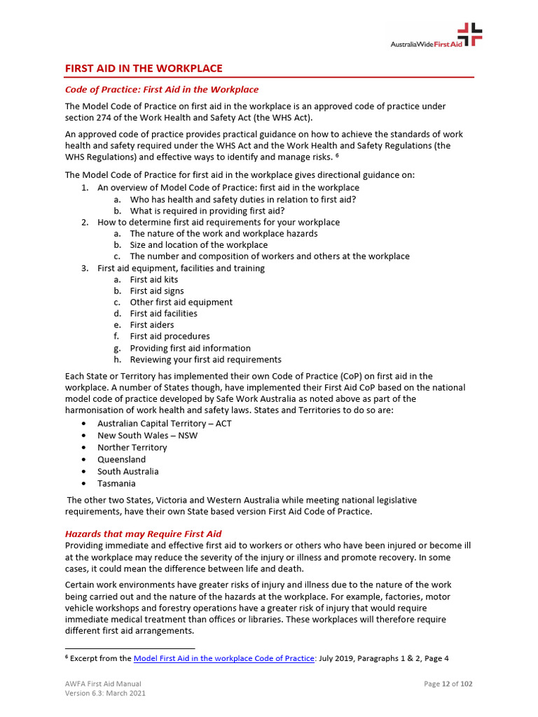 First Aid Ebook Section #2.v6.3 | PDF | Respiratory Tract | Respiratory ...