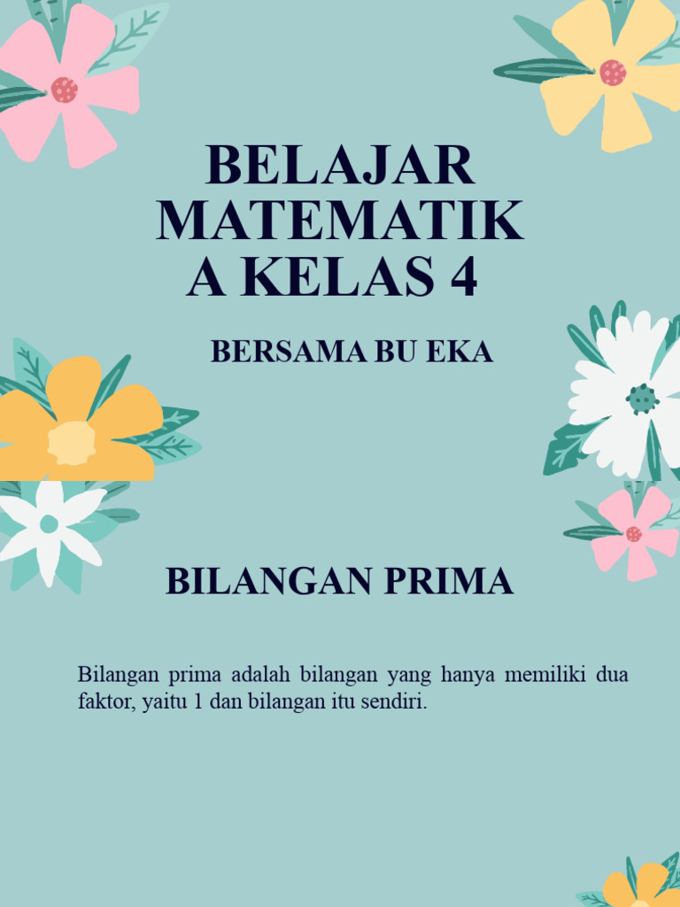 Bilangan Prima 1 | PDF