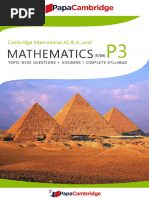p1 Formula Sheet | PDF | Area | Trigonometric Functions