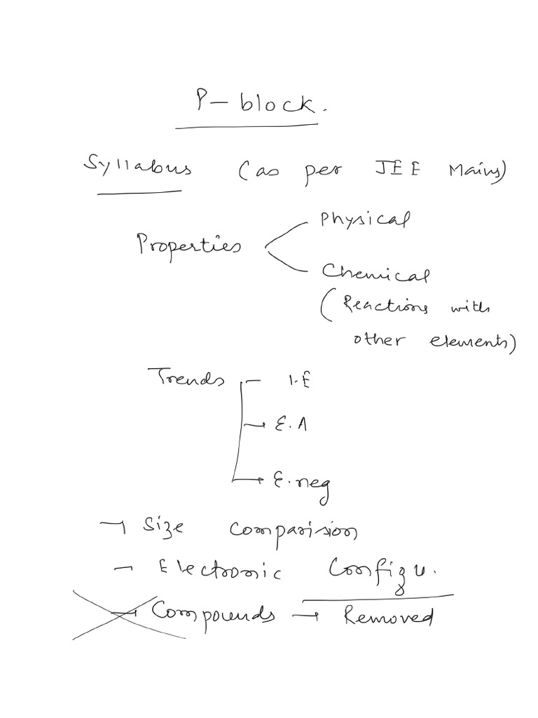 P-Block | PDF