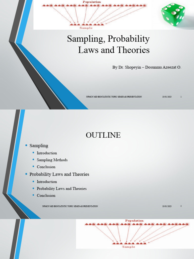 Sampling, Probability Laws and Theories | PDF | Sampling (Statistics) | Statistics