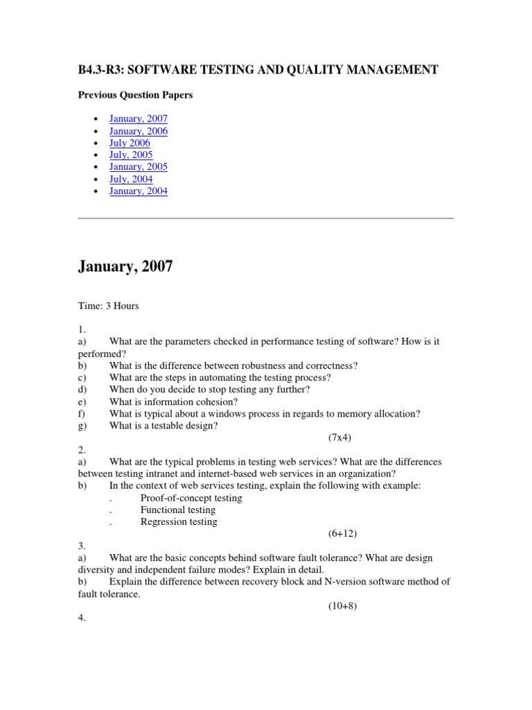 B4 3-R3 | PDF | Software Testing | Reliability Engineering