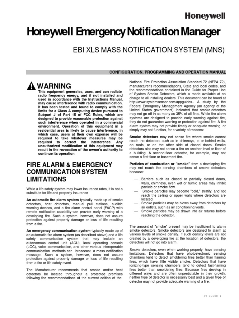 Ebi Xls Mass Notification System | PDF