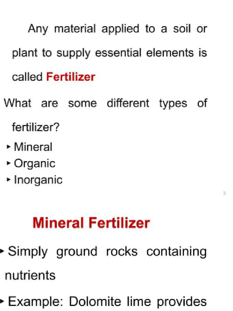 Analysis of Fertilizer | PDF