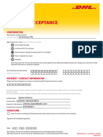 Letter of Acceptance: DHL Express | PDF
