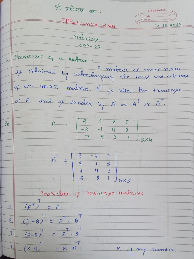 Matrix CPP 2 and 3 | PDF