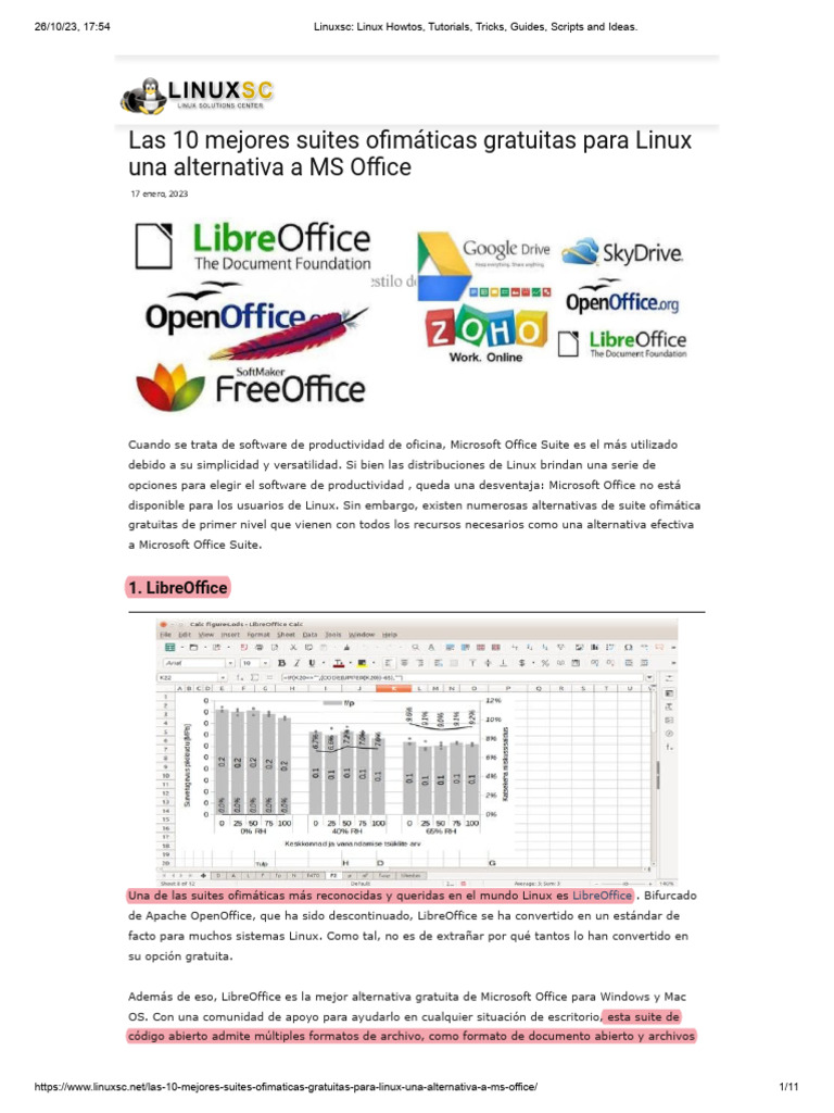Linuxsc - Linux Howtos, Tutorials, Tricks, Guides, Scripts and Ideas | PDF | Microsoft Office ...
