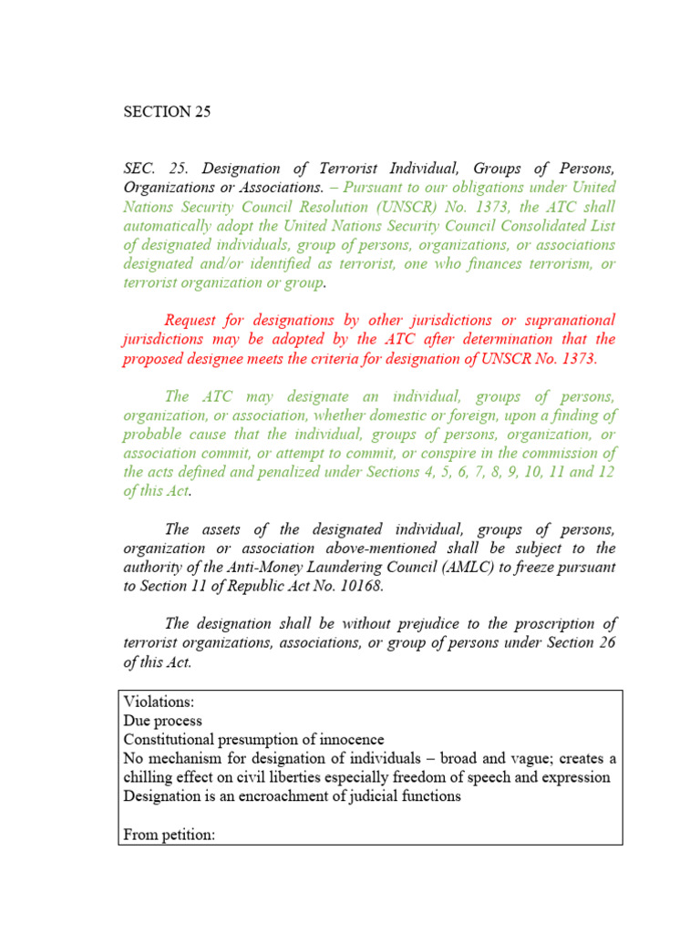 Terror | PDF | Jurisdiction | Due Process