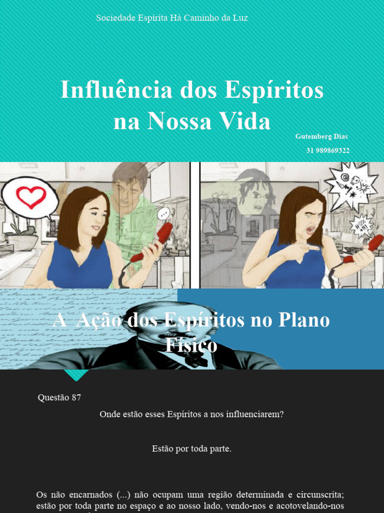 Influência Dos Espiritos | PDF | Pensamento | Mediunidade