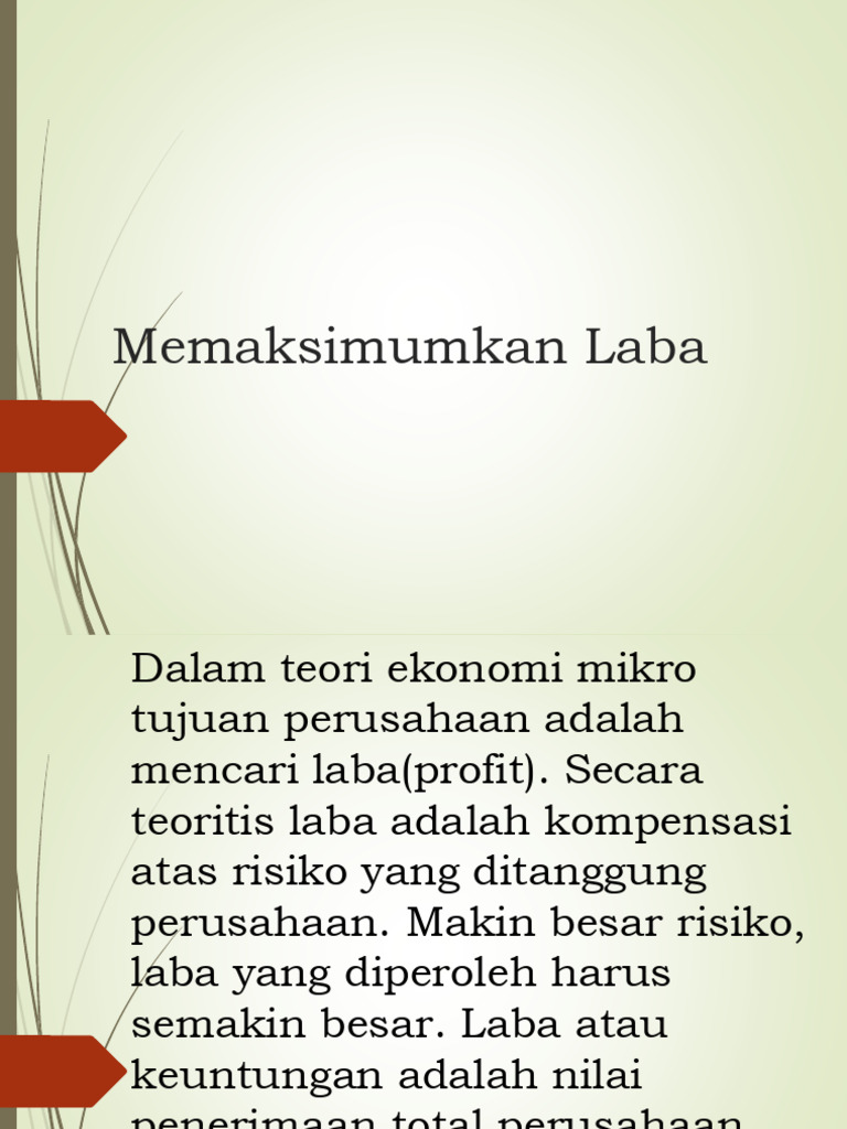 Peng. Ilmu Ekonomi Ppt8 Materi Dan Tugas | PDF