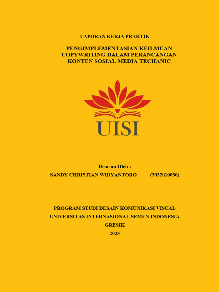 Laporan Kerja Praktik Sandy | PDF