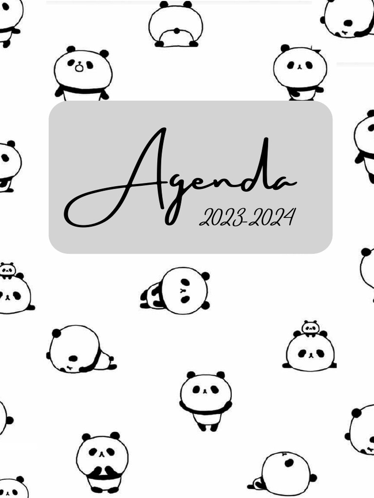 Agenda Panda 2023-2024 | PDF