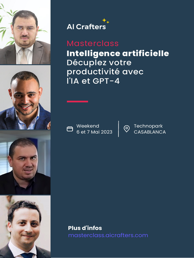 Masterclass IA Et GPT-4 - Casablanca-1 | PDF