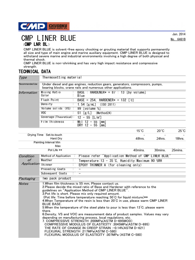 CMP Liner Blue: CMP LNR BL CMP LNR BL CMP LNR BL CMP LNR BL | PDF | Strength Of Materials ...