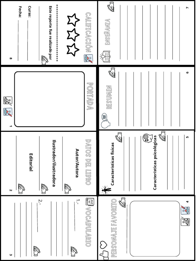 Plantilla para Reporte de Lectura | PDF