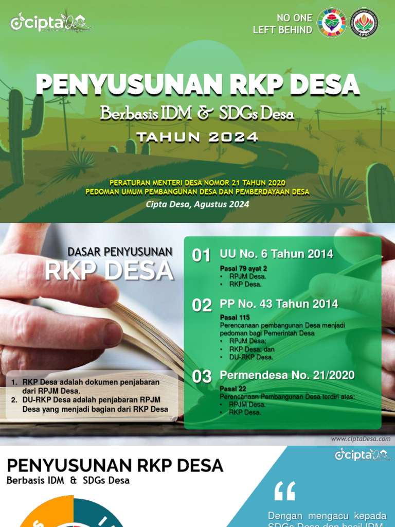 RKP Desa Berbasis IDM Dan SDGs Desa | PDF