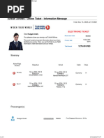 KLM e - Ticket - Receipt PDF | PDF | Airport | Fee
