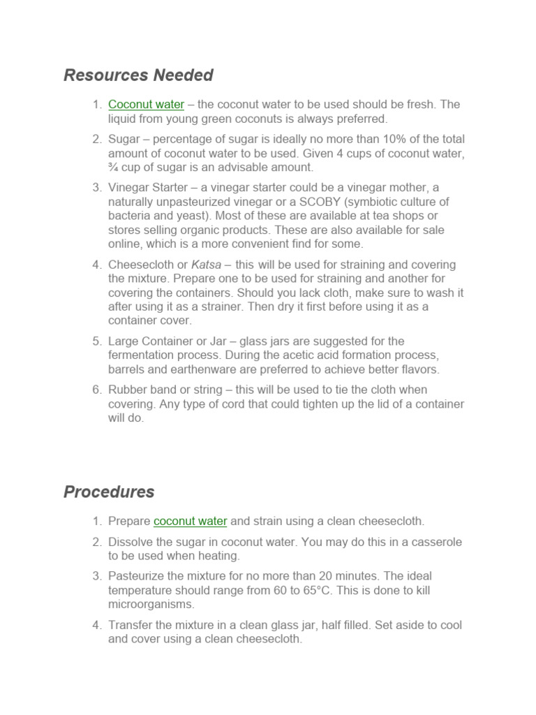Coconut | PDF