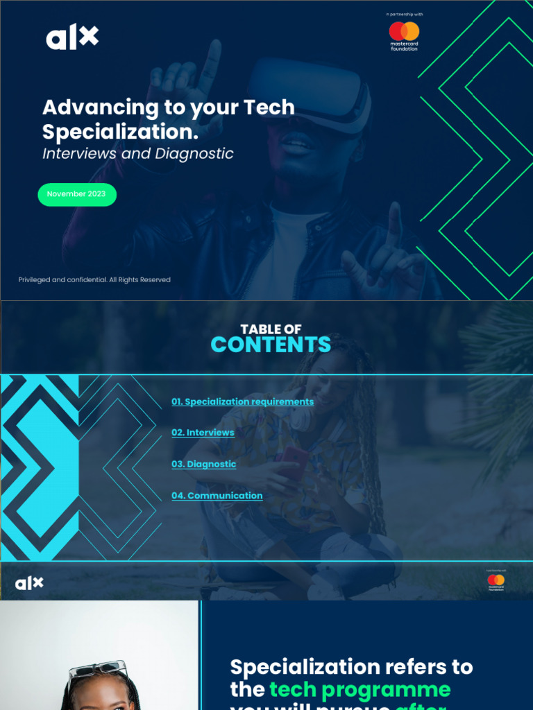 ALX - Advancing To Your Tech Specialization - 2023 | PDF | Cognition | Learning