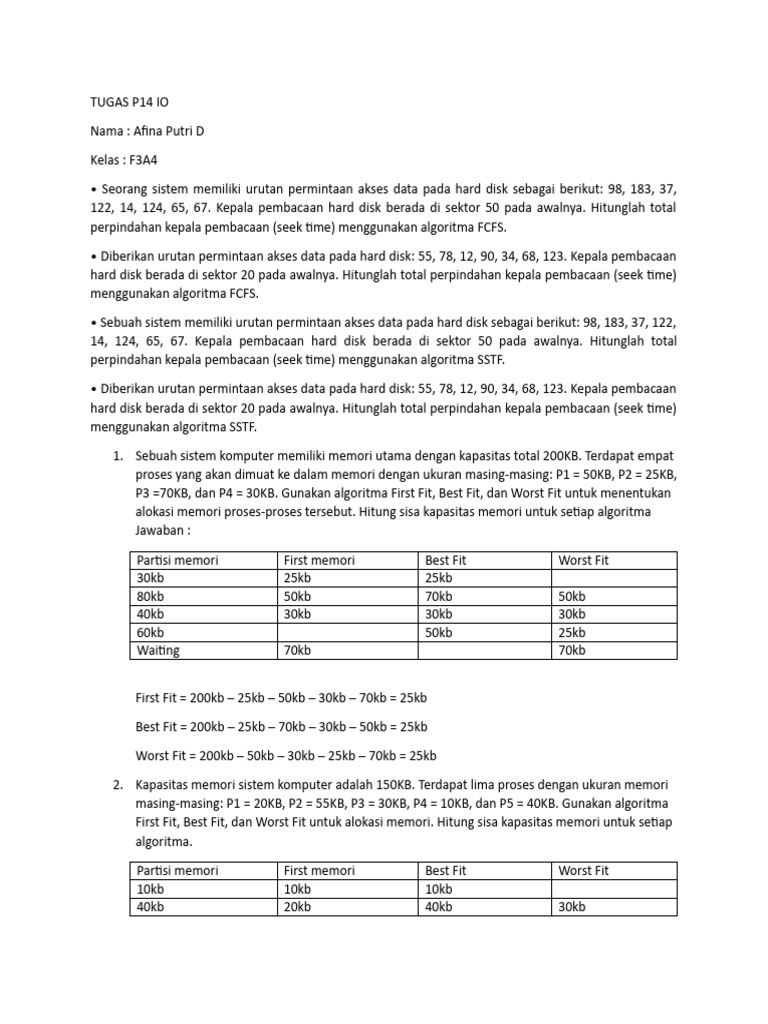 Tugas P13 Manajemen Mandiri | PDF