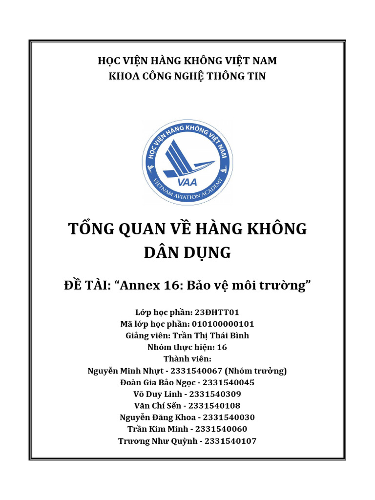Annex 16 | PDF