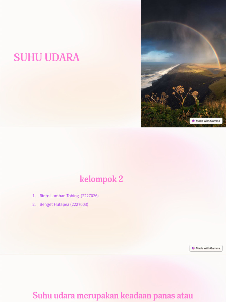 Suhu Udara | PDF