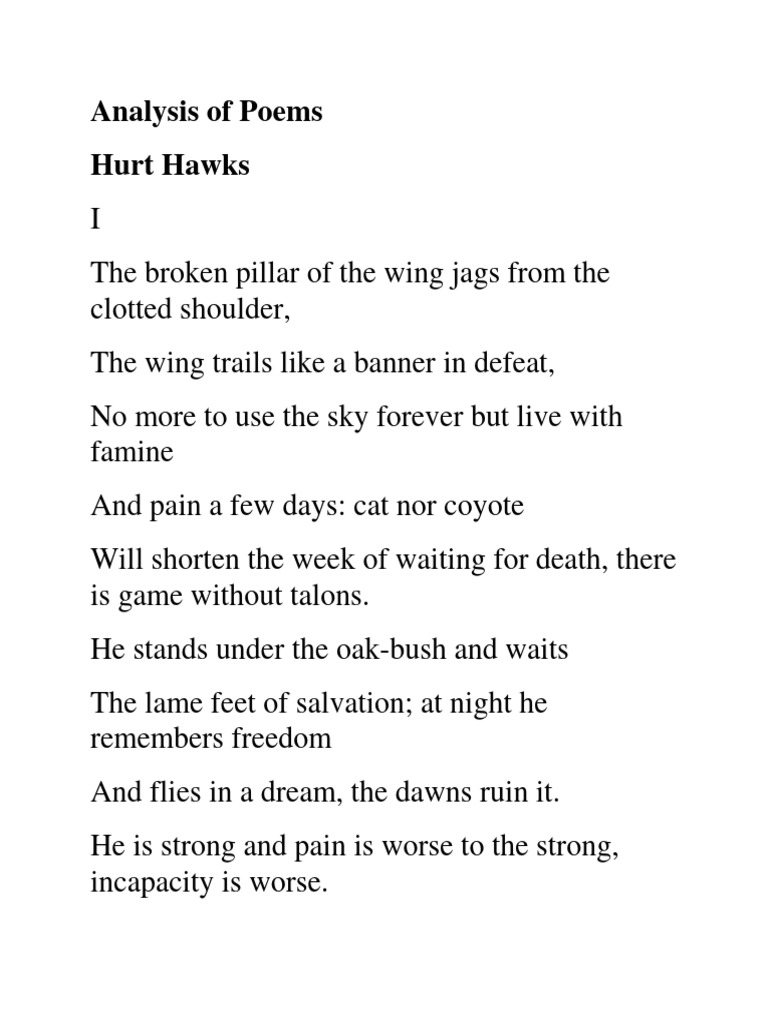 Analysis of Modern Poems | PDF