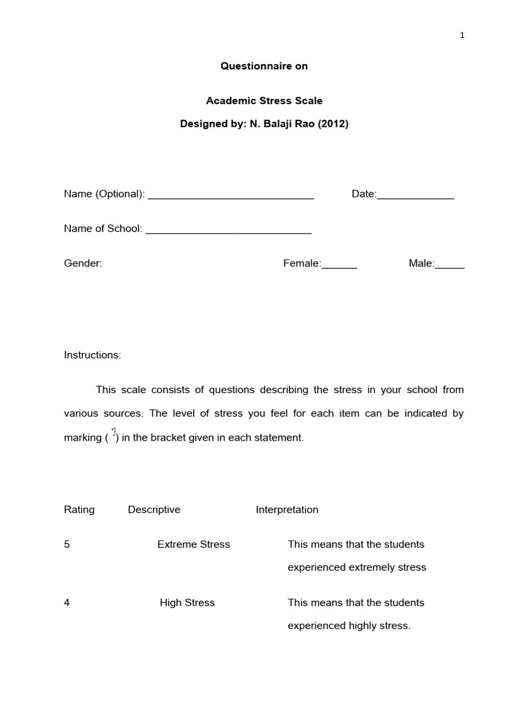 Group 4 PR2 Questionnaire | PDF | Behavior Modification | Cognition