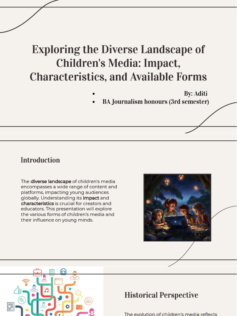 Different Media Forms Available For Children, Their Impact and Their ...