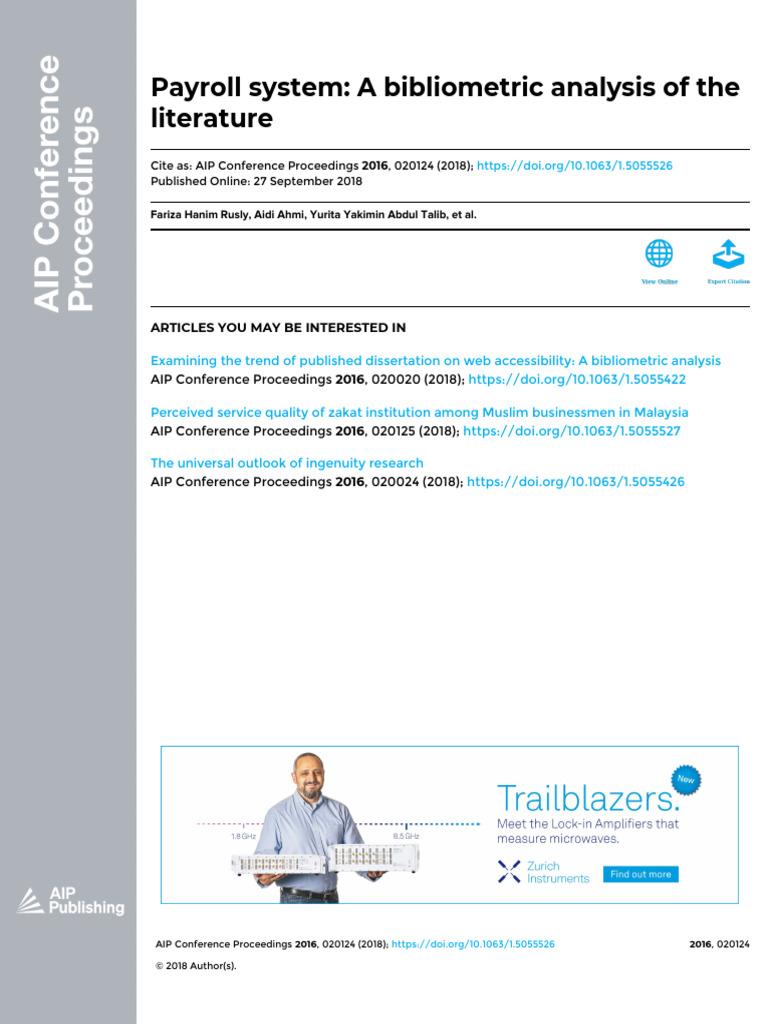 Payroll System | PDF