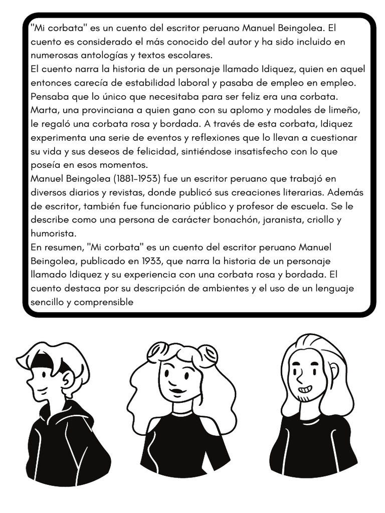 Mi Corbata Resumen | PDF