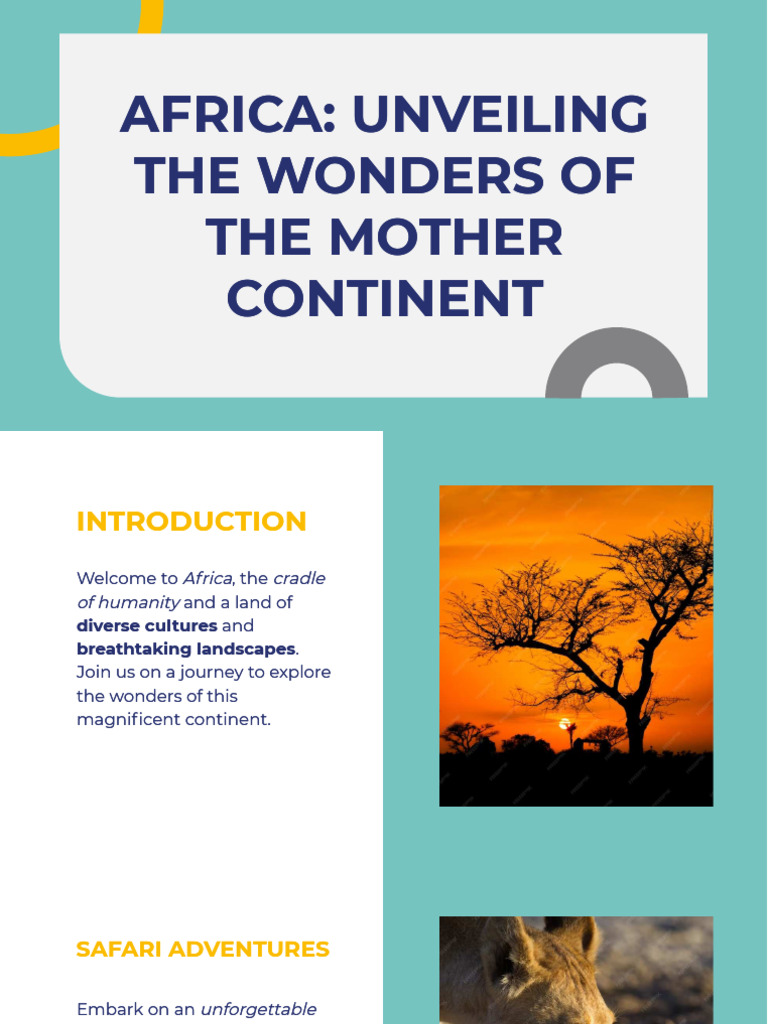 Explore Africa's Natural Wonders | PDF