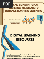 ICT and Conventional Learning Materials To Enhance Teaching Learning | PDF | Educational ...
