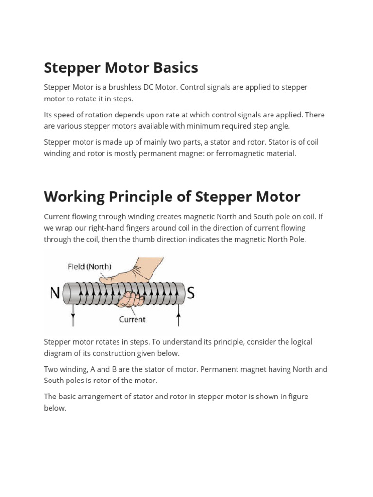 Stepper Motor 2 | PDF