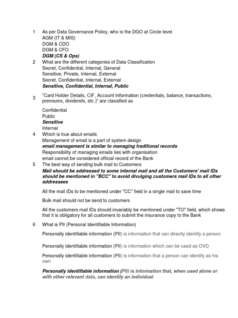 ) Is Information That Can Directly Identify A Person) Is Information ...