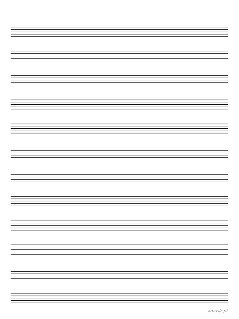 Folha de Pautas para Impressao 12 Pautas | PDF