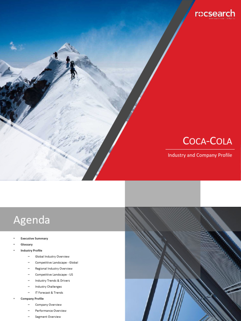 Coca Cola Company and Industry Profile | PDF | Drink | The Coca Cola ...