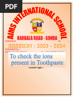 Toothpaste Abrasive List | PDF | Mouth | Dentistry