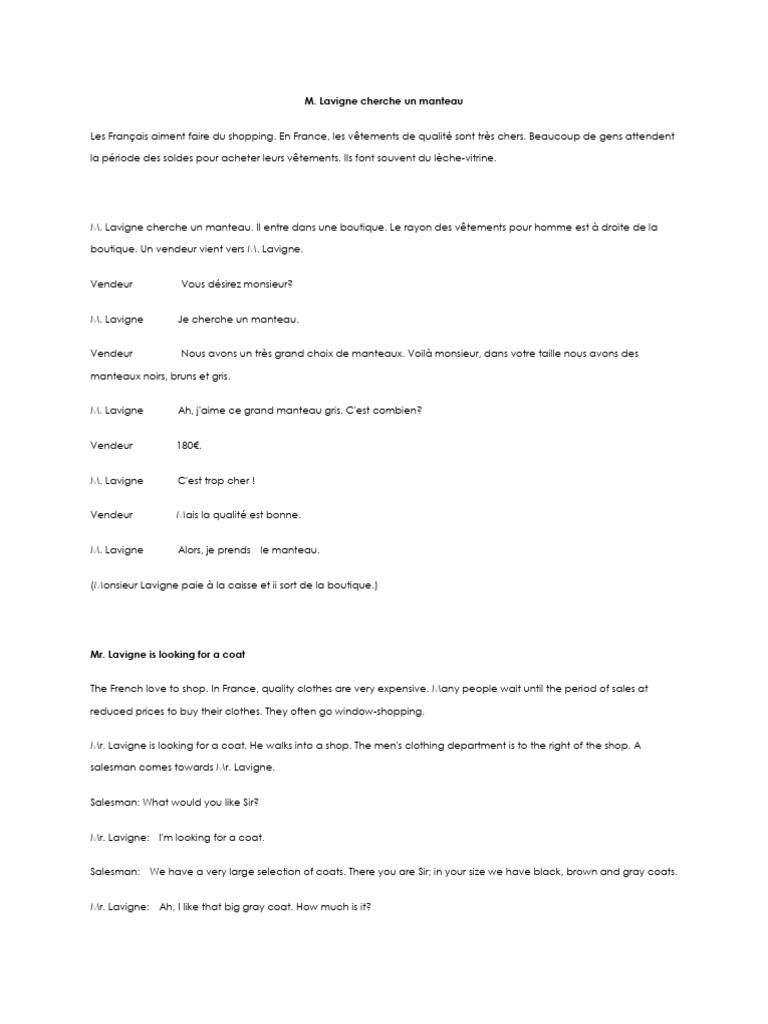 Grade 8 French ALF 3 Chapter 6 Notes | PDF | Arts du langage et discipline