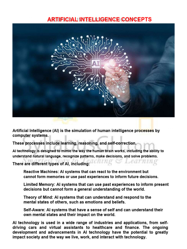 1.2.1 Artificial Intelligence Concepts | PDF | Artificial Intelligence | Intelligence (AI ...