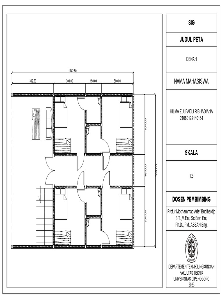 Gambar Denah Kos | PDF