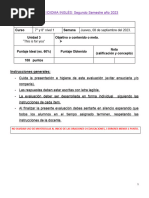Remedial English Unit 1 Exam PDF | PDF