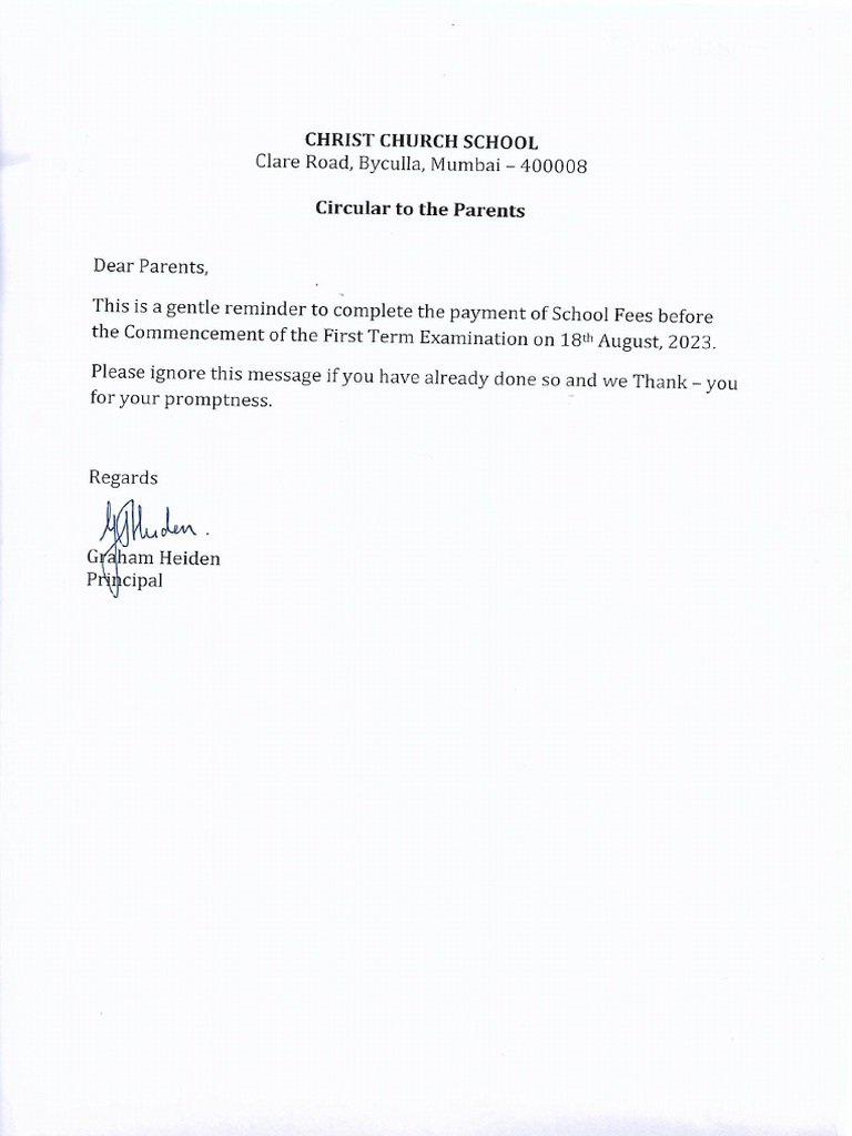 Students Circular | PDF