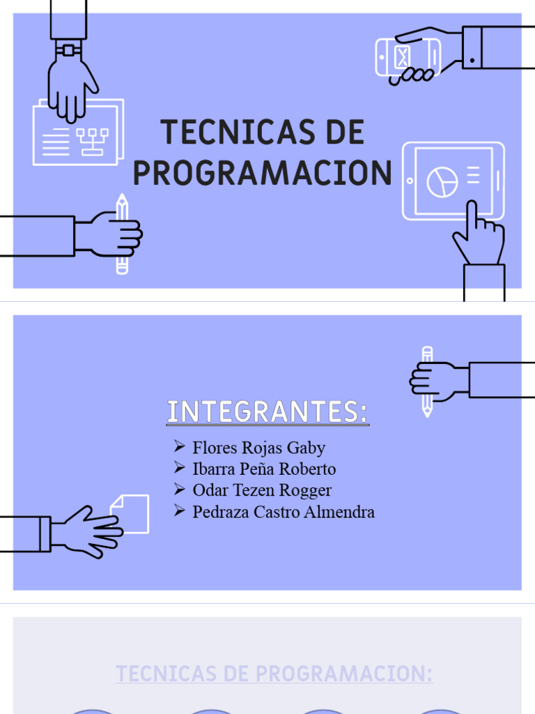 Tecnicas de Programacion | PDF